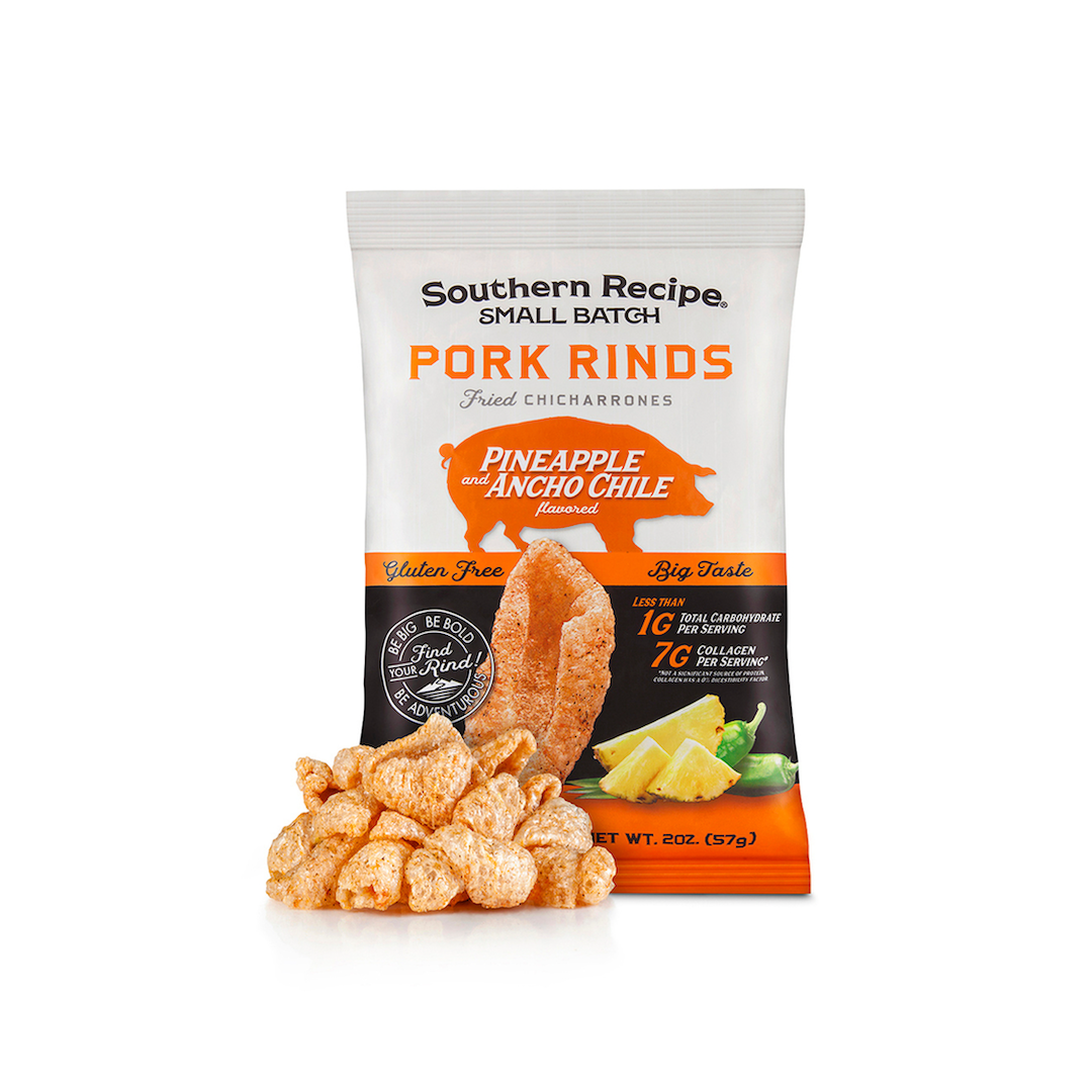 Pineapple & Ancho Chile Pork Rinds