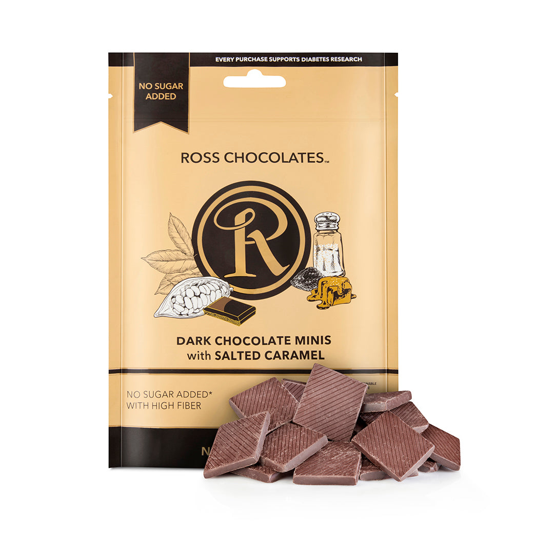 Dark Chocolate Minis with Salted Caramel